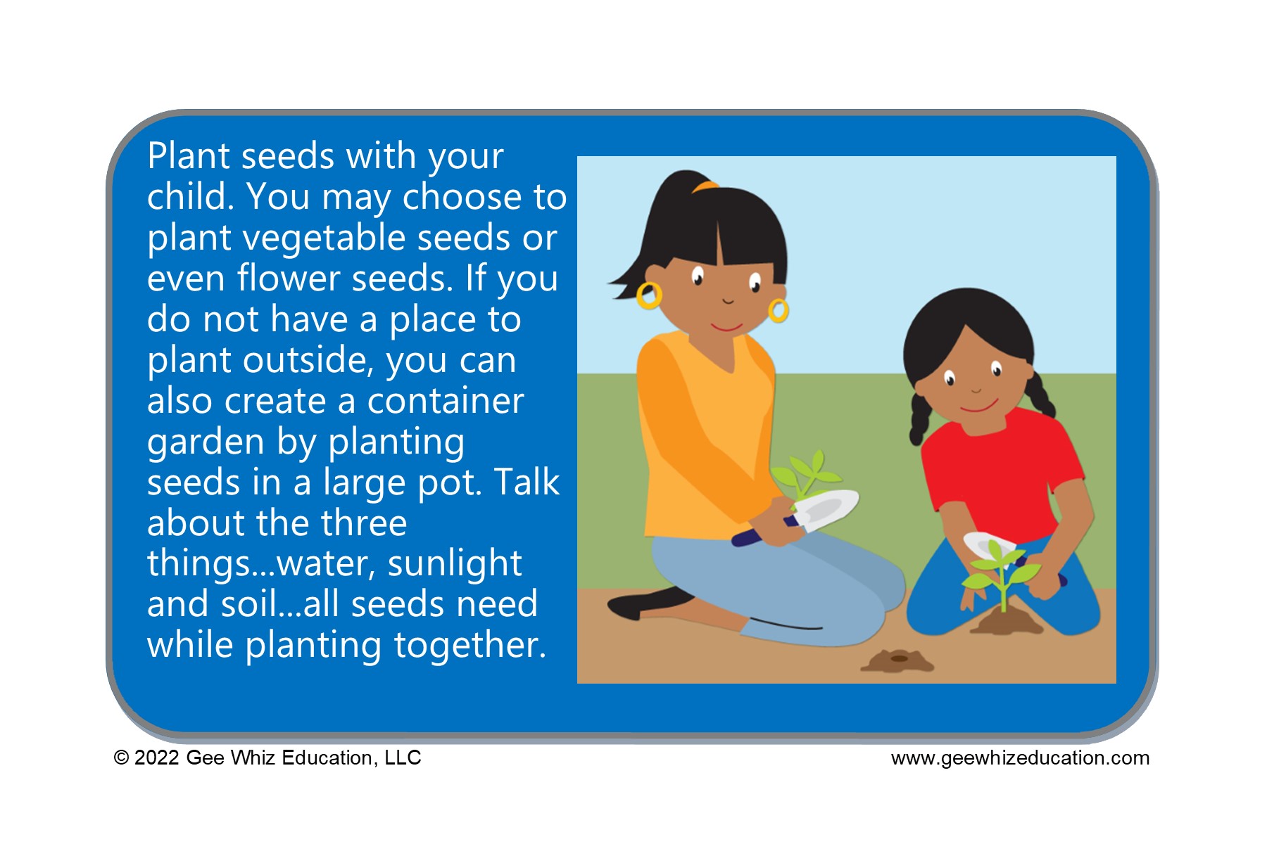 Let's Plant a Garden English Files - GeeWhiz Education