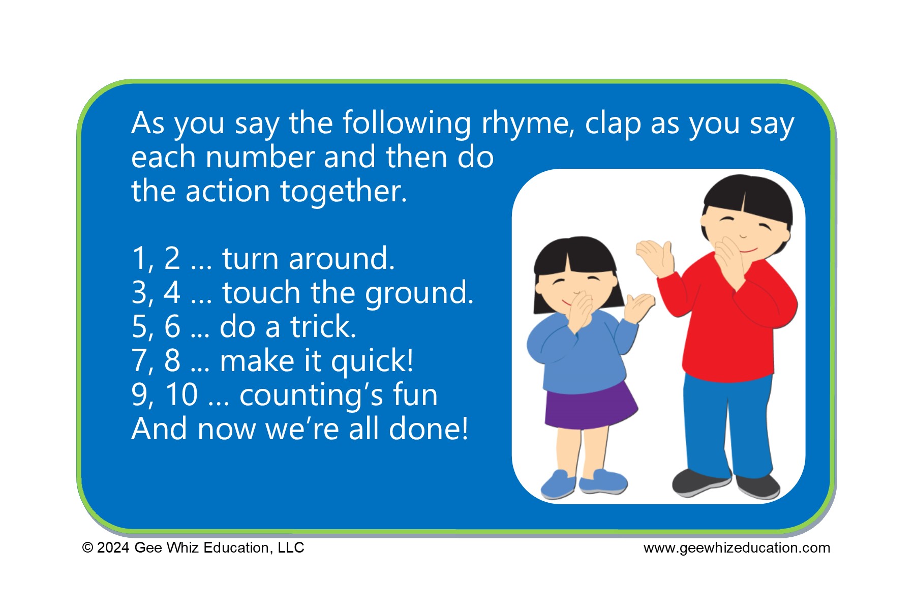 Count With Me Unit English Files - GeeWhiz Education